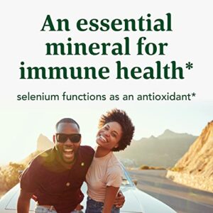 MegaFood Selenium - Supplement to Support Optimal Health and Immune System - Includes Nourishing Food and Herb Blend - Vegan, Non-GMO - Made Without 9 Food Allergens - 60 Tablets (60 Servings)