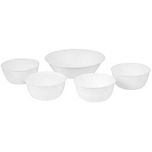 Corelle Livingware Corelle Fun Packs, 5 Pieces, Winter Frost White