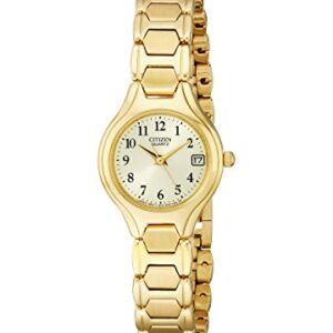 Citizen Quartz Womens Watch, Stainless Steel, Classic, Gold-Tone (Model: EU2252-56P)