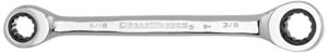 gearwrench 12 pt. double box ratcheting wrench, 5/16" x 3/8" - 9201d