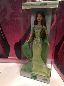 mattel barbie 2002 birthstone collection - august peridot barbie doll