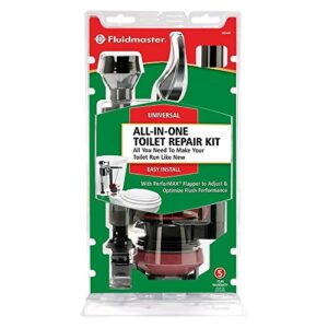 Fluidmaster 400AKR Universal All in One Toilet Repair Kit for 2-Inch Flush Valves, Easy Install