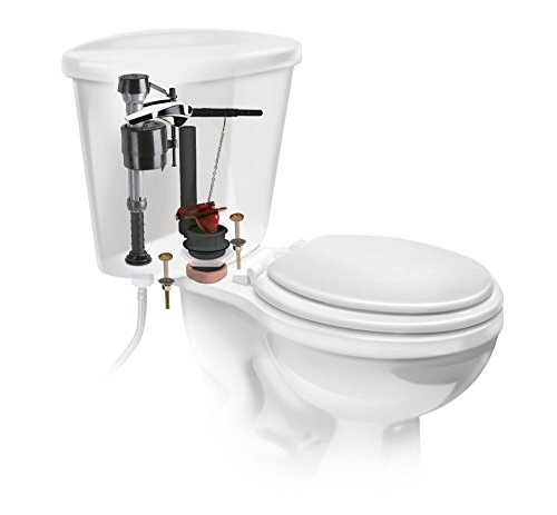 Fluidmaster 400AKR Universal All in One Toilet Repair Kit for 2-Inch Flush Valves, Easy Install