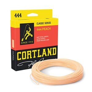 cortland line 7wf fishing line, peach