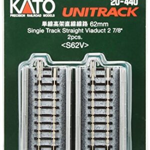 Kato USA Inc. N 62mm 2-7/16 Straight Viaduct 2 KAT20440 N Track