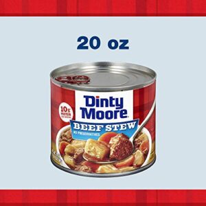 DINTY MOORE Beef Stew with Fresh Potatoes & Carrots 20 Ounce (Pack of 12)