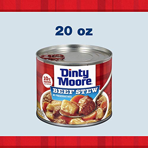 DINTY MOORE Beef Stew with Fresh Potatoes & Carrots 20 Ounce (Pack of 12)