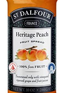 St. Dalfour, Fruit Spread Peach, 10 Ounce