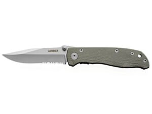 gerber gear air ranger knife, serrated edge, grey [45860]