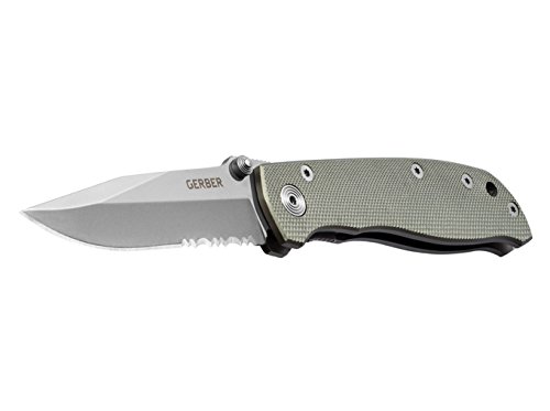 Gerber Gear Air Ranger Knife, Serrated Edge, Grey [45860]