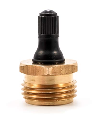 Camco RV Brass Blow Out Plug | Helps Clear Your RV's Water Lines During Winterization and Dewinterization (36153)