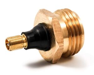 camco rv brass blow out plug | helps clear your rv's water lines during winterization and dewinterization (36153)