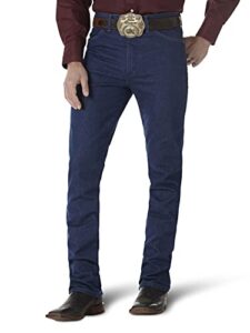 wrangler mens 0936 cowboy cut slim fit jeans, prewashed indigo, 32w x 32l us