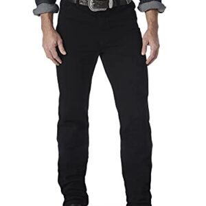 Wrangler Men's 0936 Cowboy Cut Slim Fit Jean, Shadow Black, 34W x 32L