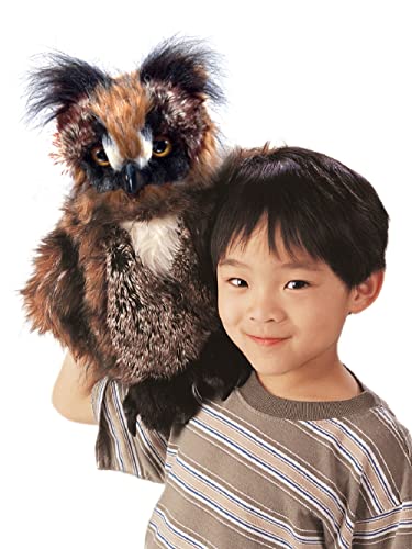 Folkmanis Great Horned Owl Hand Puppet