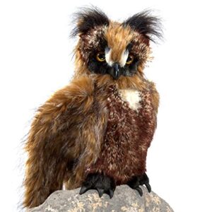 folkmanis great horned owl hand puppet