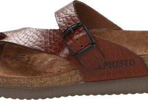 Mephisto womens Helen flats sandals, Desert Buffalo, 8 US