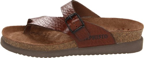 Mephisto womens Helen flats sandals, Desert Buffalo, 8 US