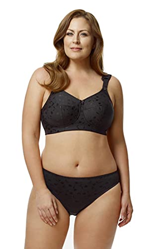 Elila Jacquard Full Coverage Full Support Softcup 1305 Black 50 L