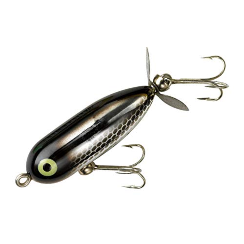 Heddon Tiny Torpedo (Black Shiner, 1 7/8-Inch)