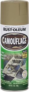 rust-oleum 1917830 specialty camouflage spray paint, 12 oz, khaki