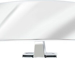 attwood 9083-7 Perma-Plate Shatter-proof 180-Degree Convex Adjustable Marine Boat Mirror, One Size