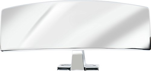 attwood 9083-7 Perma-Plate Shatter-proof 180-Degree Convex Adjustable Marine Boat Mirror, One Size