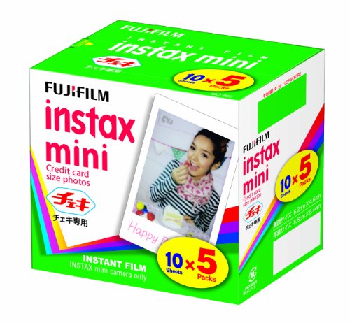 FUJIFILM Instax Mini Cheki Film 5pack(10picture X5)