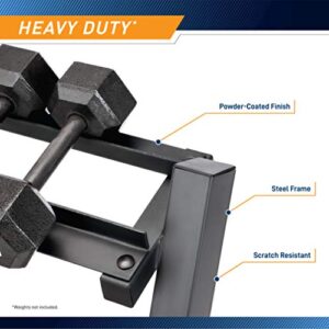 Marcy 3-Tier Dumbbell Rack Multilevel Weight Storage Organizer for Home Gym DBR-86