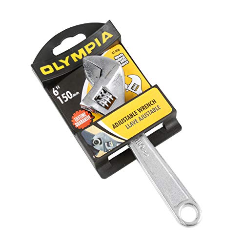 Olympia Tools Adjustable Wrench, 6 Inches, 01-006