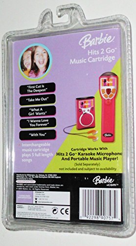 Barbie Music Fever Hits 2 Go Music Cartridge - 5 Songs