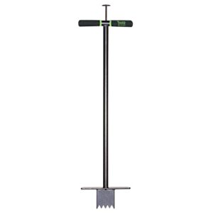 yard butler sod plugger turf cutter and grass plug tool for zoysia, st. augustine, fescue, or centipede grass transplanting & repair - isp-33