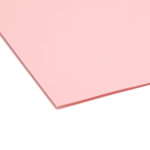 Smead Colored File Folder, 1/3-Cut Tab, Letter Size, Pink, 100 per Box (12643)