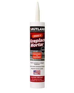 rutland products fireplace mortar cartridge, 10.3 fl oz, no size, black-63