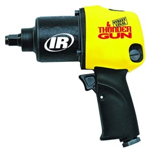 Ingersoll Rand 232TGSL 1/2" Thunder Gun, Fastest Air Impact Wrench, 625 ft lbs Max Reverse Torque, 550 ft lbs Forward Torque, 10,000 RPM, Adjustable Power Regulator