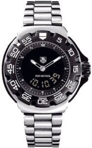 tag heuer men's cac111d.ba0850 formula 1 chronotimer digital-analog watch