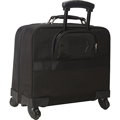 Samsonite Mobile Office Spinner Wheeled Briefcase, telescoping handle, Black, One Size