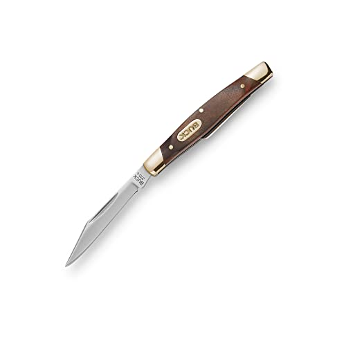 Buck Knives 375 Deuce 2-Blade Folding Pocket Knife with Wood Handle