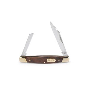 Buck Knives 375 Deuce 2-Blade Folding Pocket Knife with Wood Handle