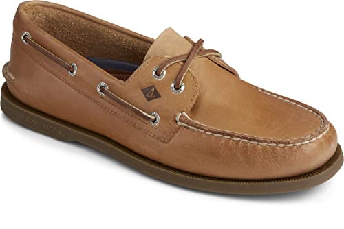 Sperry Men's Authentic Original 2-Eye Boat Shoe, Sahara, 12 M US