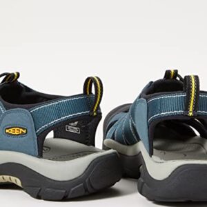 KEEN Men's Newport H2 Closed Toe Water Sandals, Navy/Medium Grey, 10 US