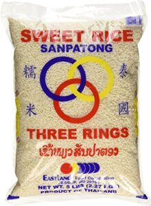 thai sticky rice (sweet rice) 5 lbs