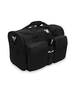 everest gym bag with wet pocket, black