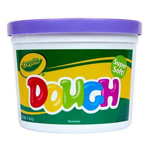 Crayola Dough - Purple (3lb), Bulk Modeling Dough for Kids, Clay Alternative, Resealable Tub, Ages 3+, Great for Kids Arts & Crafts