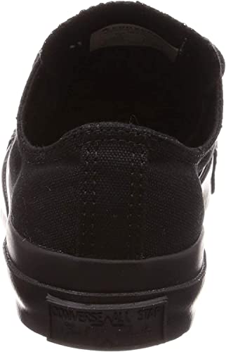 Converse Unisex Chuck Taylor All Star Low Top Black/Black Sneakers - 7 B(M) US Women / 5 D(M) US Men