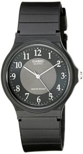 casio men's mq24-1b3 watch with black rubber band