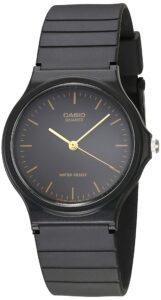 casio men's mq24-1e black resin watch