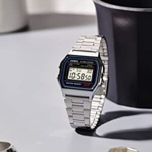 Casio Men's A158WA-1DF Stainless Steel Digital Watch