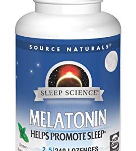 Source Naturals Melatonin 2.5 mg - 240 Peppermint Flavored Lozenges