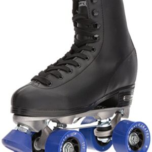 Chicago Skates Men's Classic Roller Skates - Premium Black Quad Rink Skates